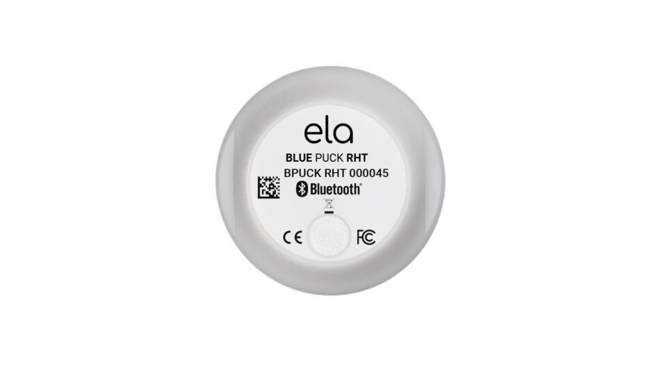 Wireless Temperature & Humidity Sensor – ELA Blue PUCK RHT | Ruptela