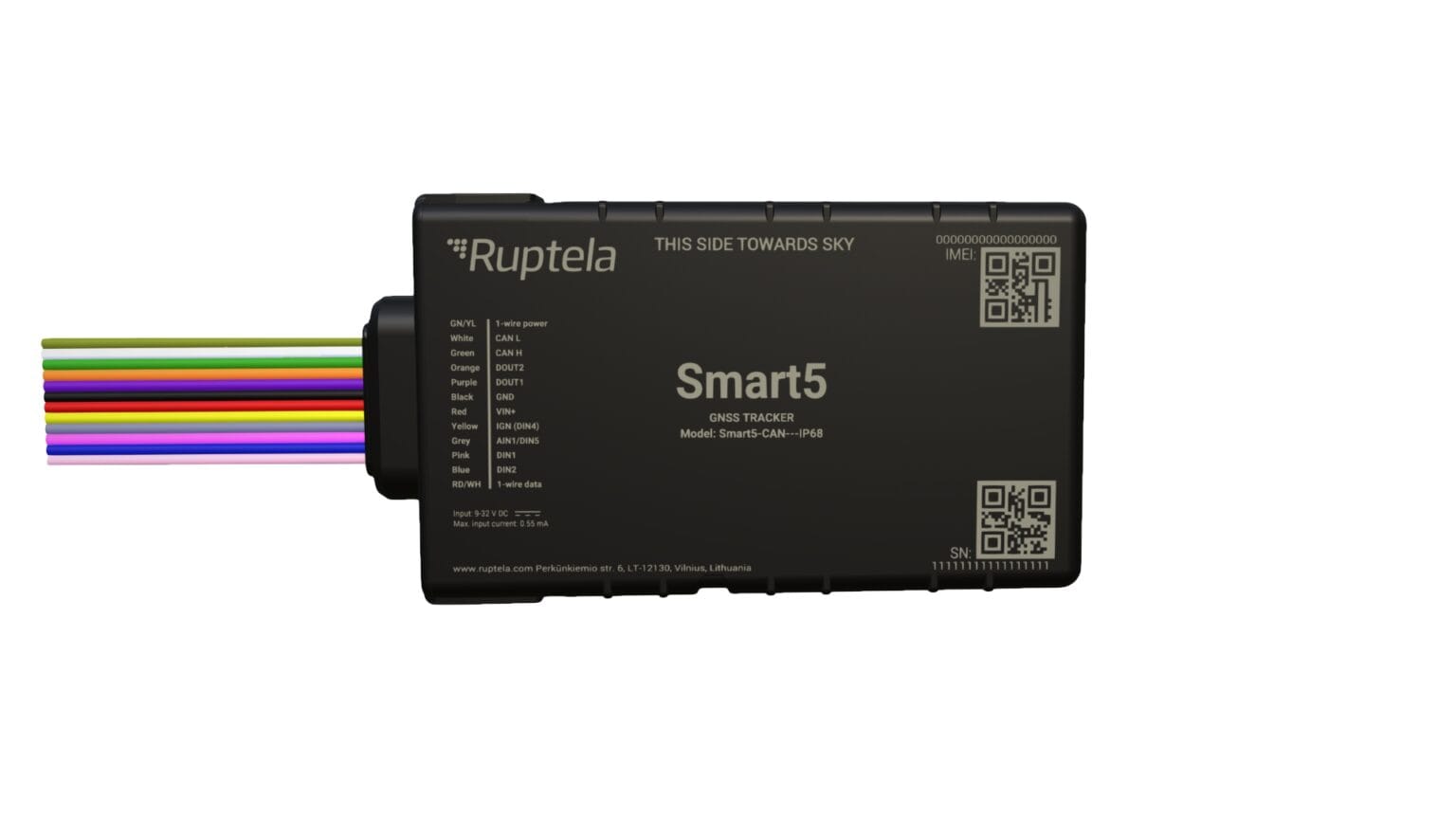 Smart5 – Compact GPS Tracker with CAN-bus and OBD reading